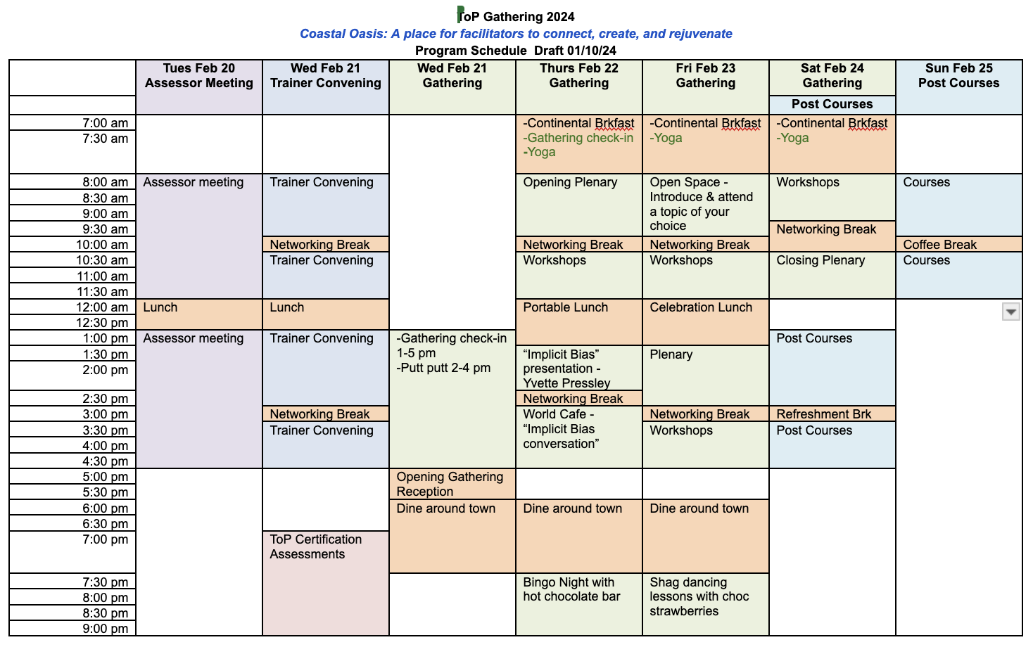 2024 ToP Network Annual Gathering Program Myrtle Beach, SC (2)